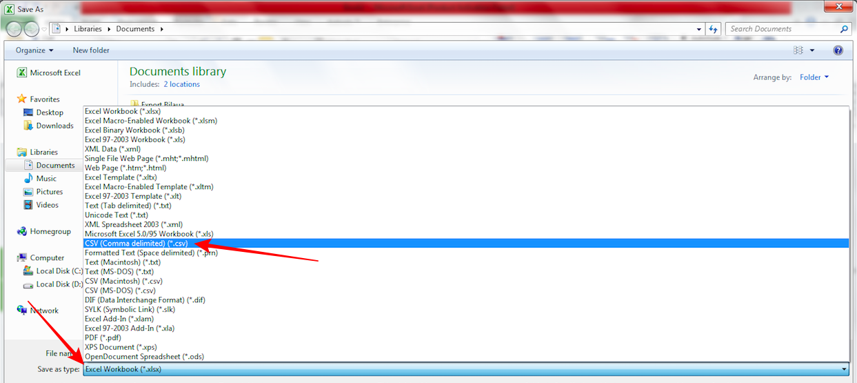 How Can I Convert My Excel File To CSV Msg91